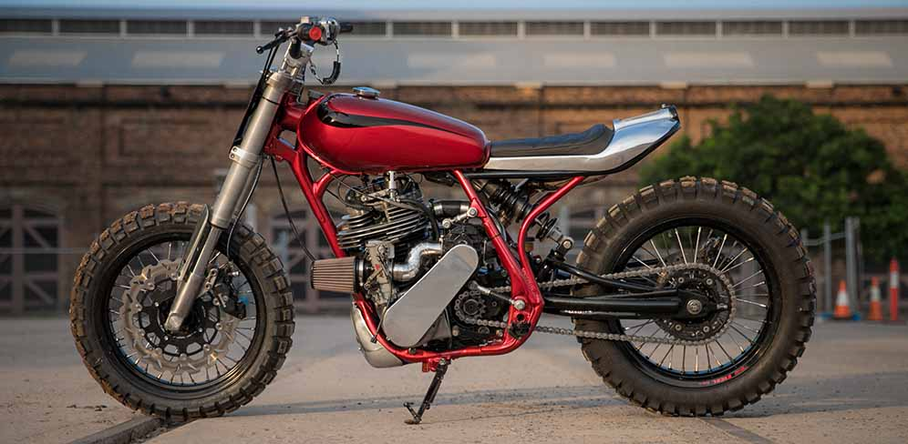 Yamaha SR400 Tracker Supercharger | LAzone.id