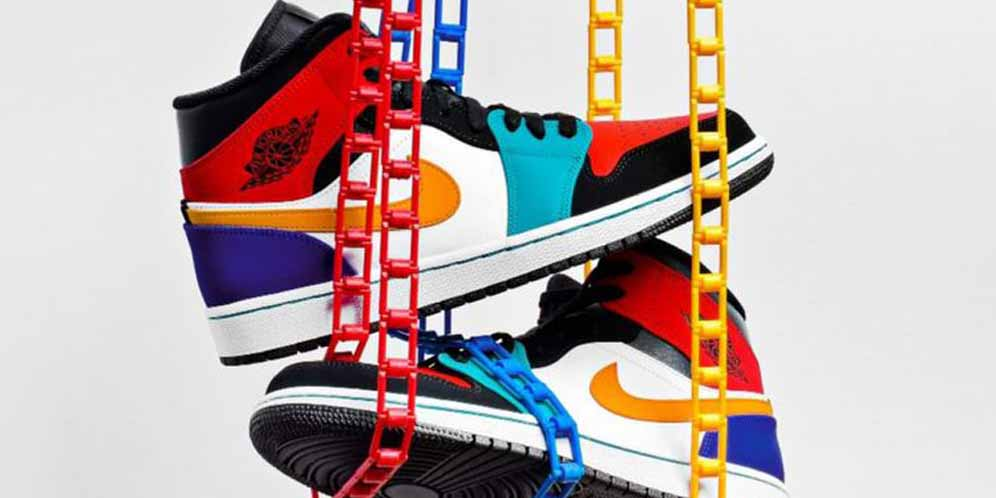 Air Jordan 1 Mid dengan 6 Warna di Satu Sepatu | LAzone.id