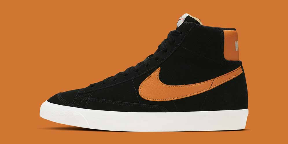 Nike Blazer Mid Vintage Hadir dalam Warna Hitam dan Oranye | LAzone.id