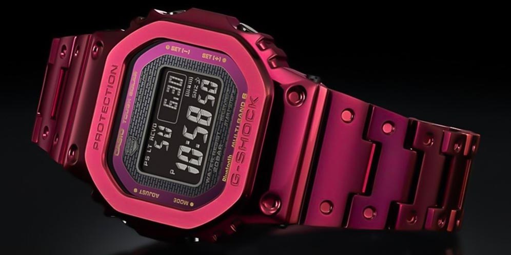 G-SHOCK Full Metal 5000 Merah Bold | LAzone.id