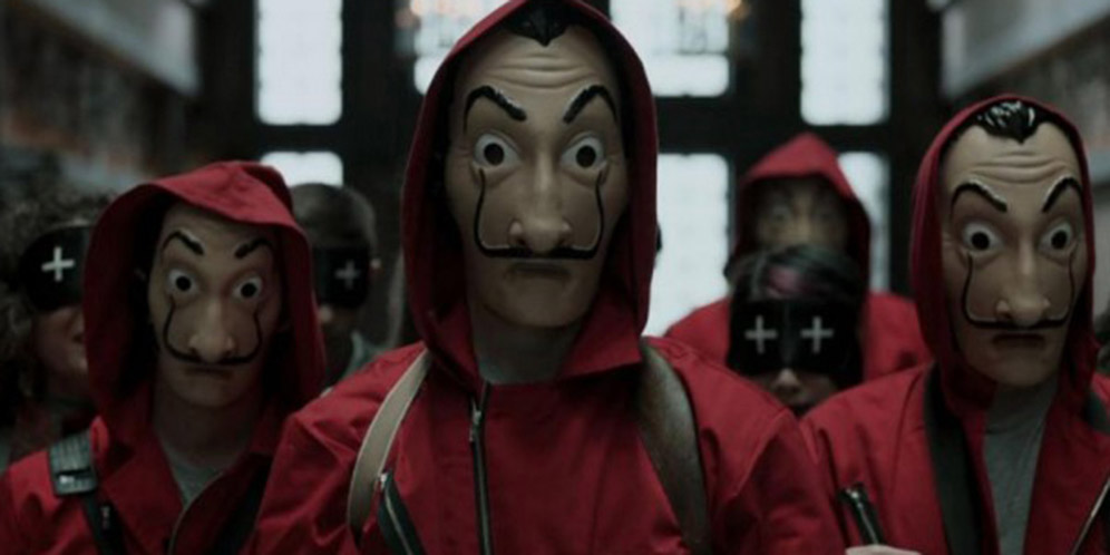 Makna Topeng Salvador Dali di Money Heist | LAzone.id